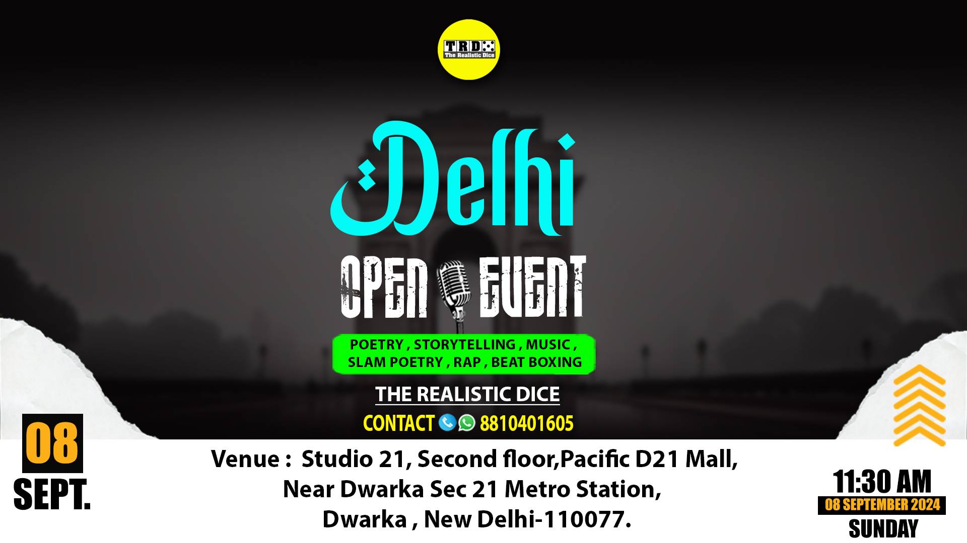 TRD Delhi Open Mic Event